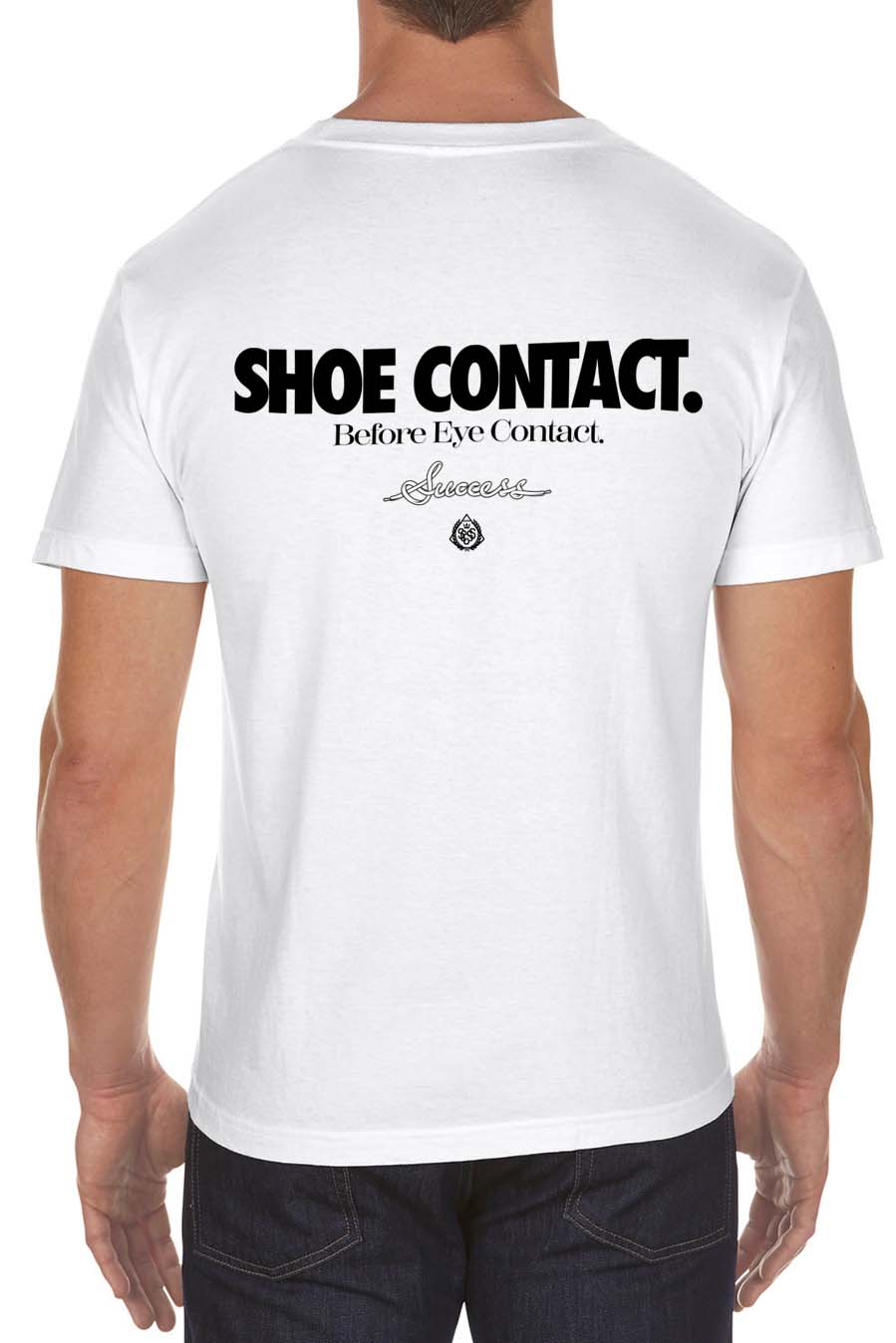Shoe Contact - White Tee (Unisex) – Success Clothing